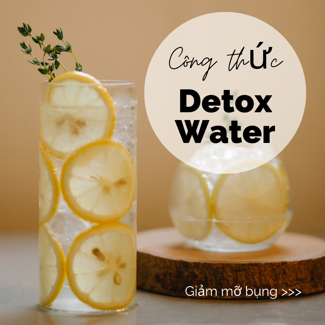 Công thức nước detox giúp chị em làm văn phòng “đánh bay” mỡ bụng